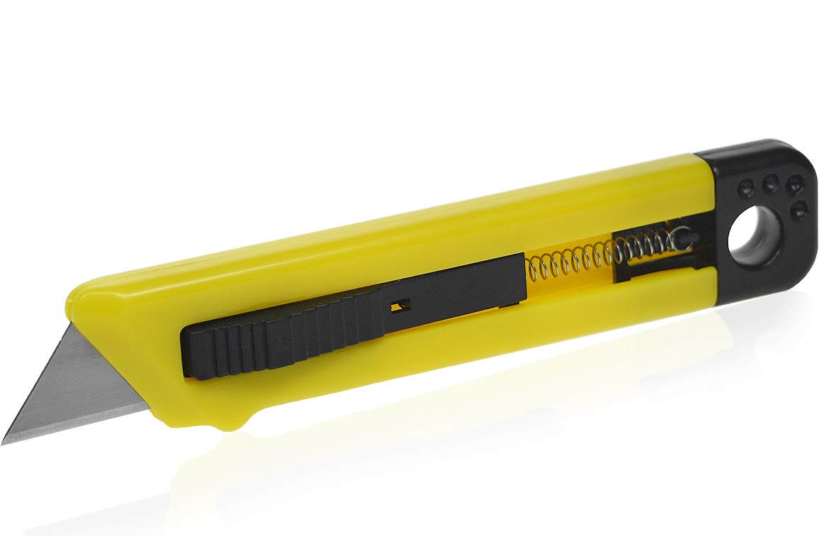 Lemmet YellowSafe terugveer mes - Veiligheidsmespunt.nl