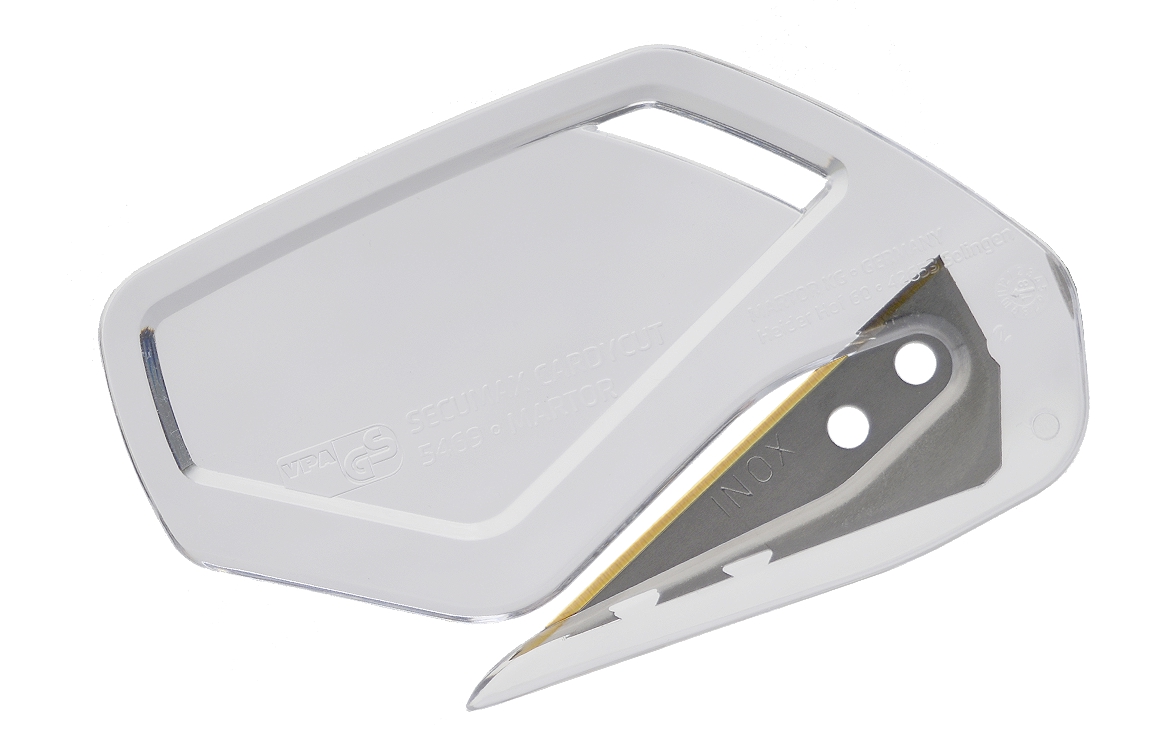 Martor Secumax Cardycut transparant TiN - Veiligheidsmespunt.nl